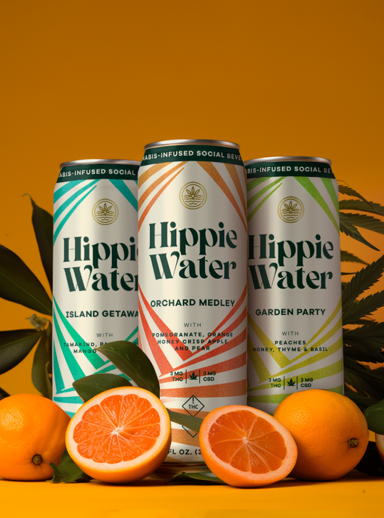 Hippie Water – Cannabis Infused Beverage - Noland Studio
